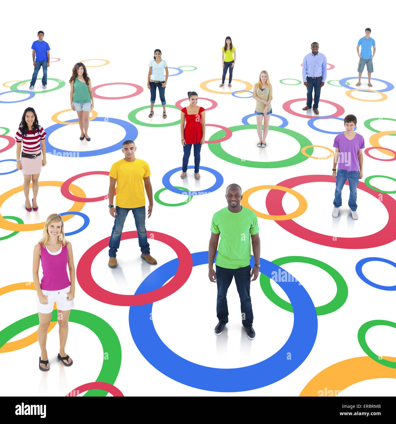 Social media connection linkage hi-res stock photography and images - Alamy