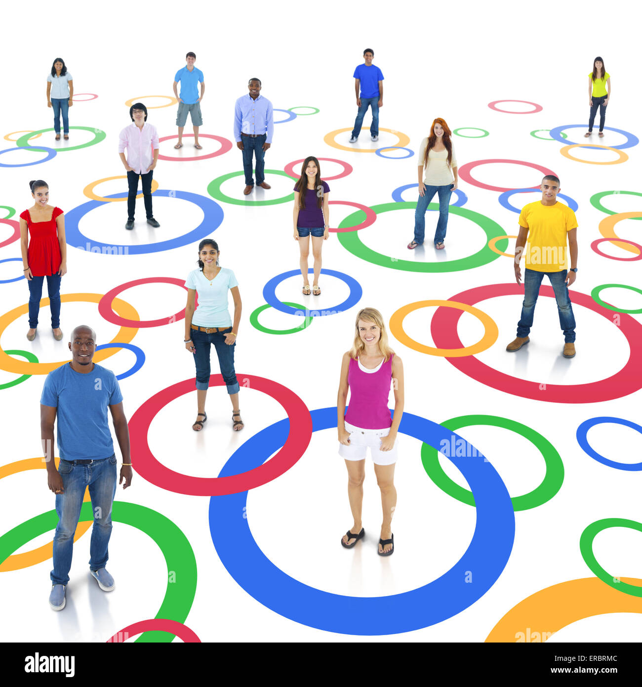 Social media connection linkage hi-res stock photography and images - Alamy