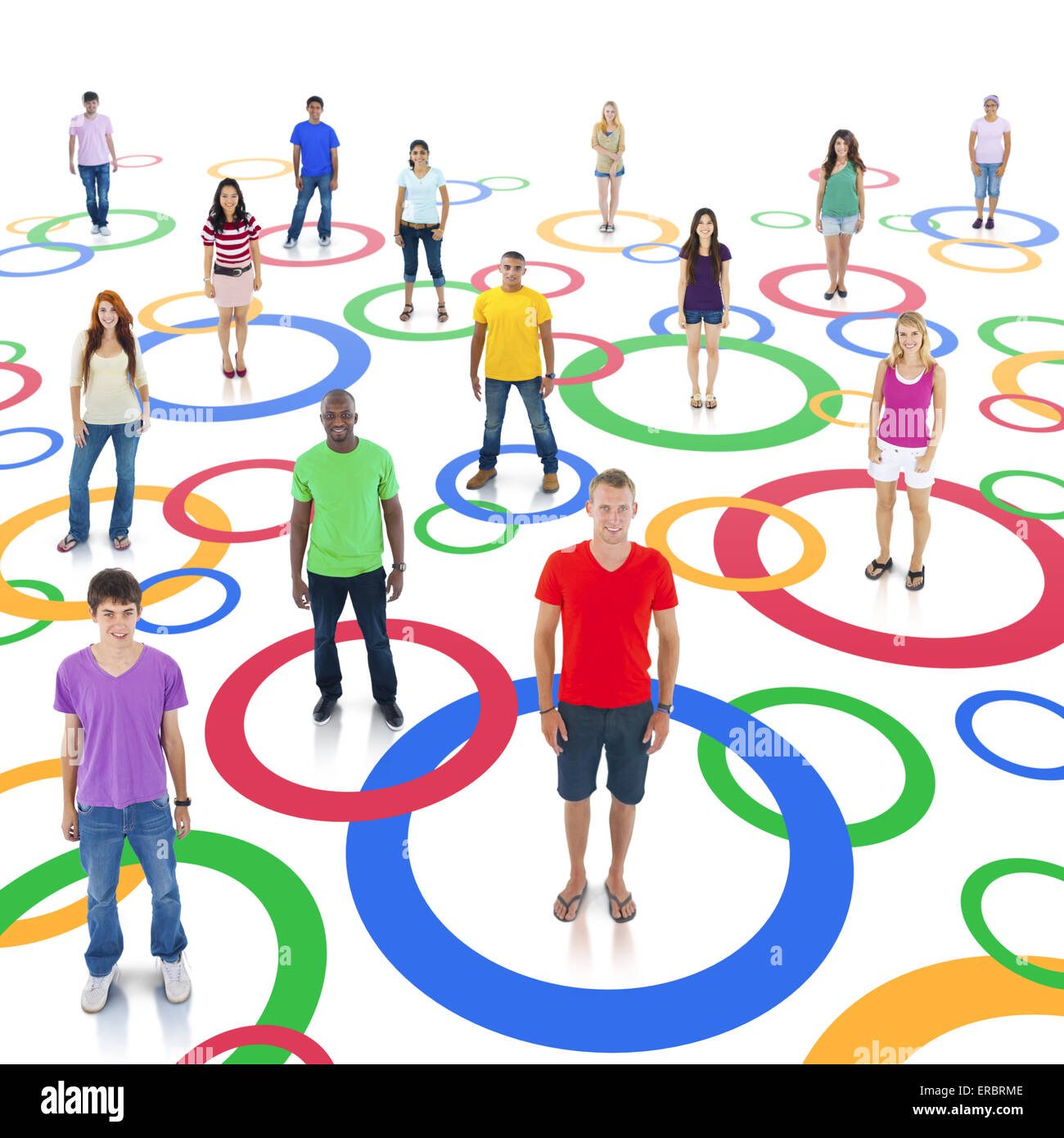 People connecting friendship hi-res stock photography and images - Alamy