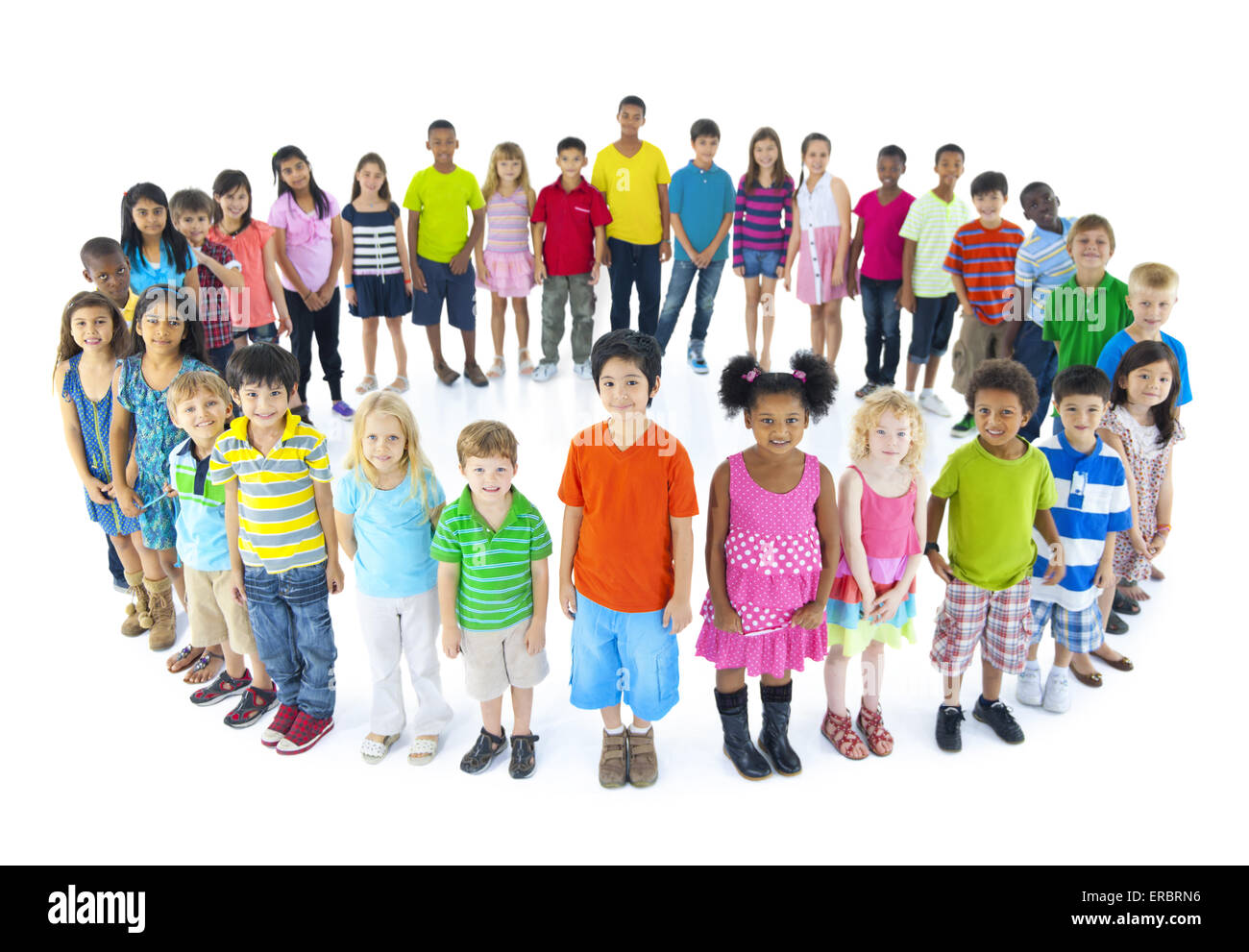 Group of Children Stock Photo - Alamy