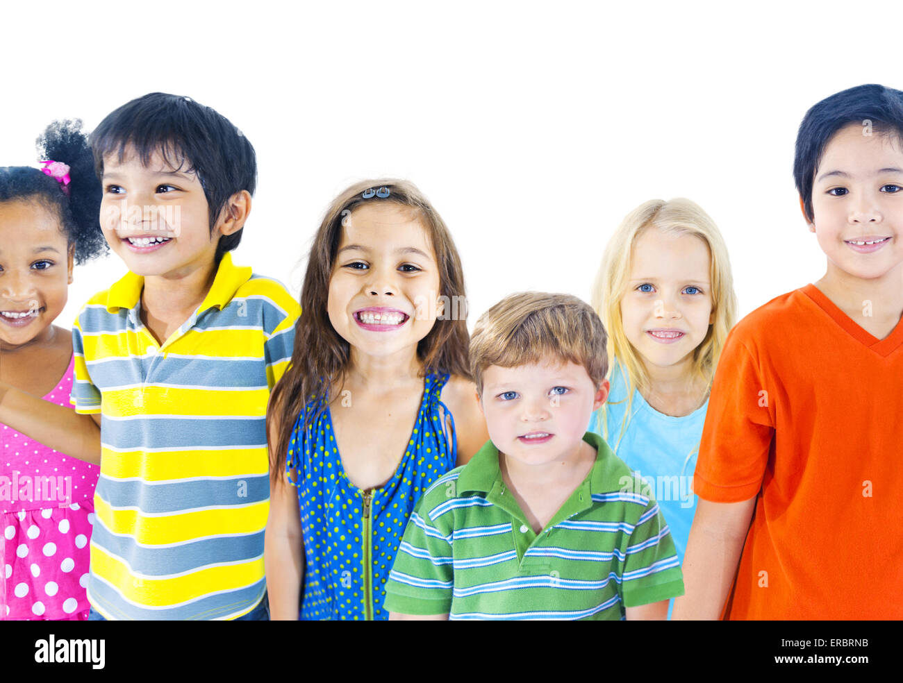 Group of Children Stock Photo - Alamy