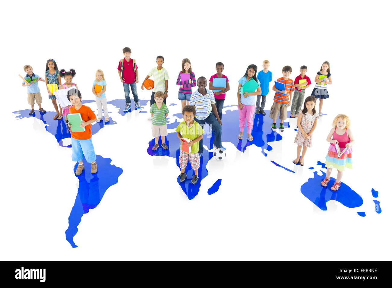 Group of Children Stock Photo - Alamy