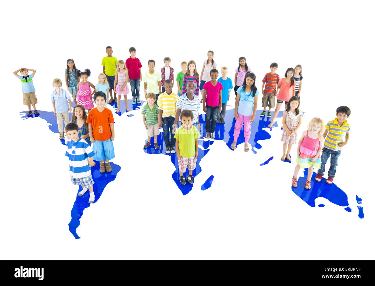 Group of Children Stock Photo - Alamy