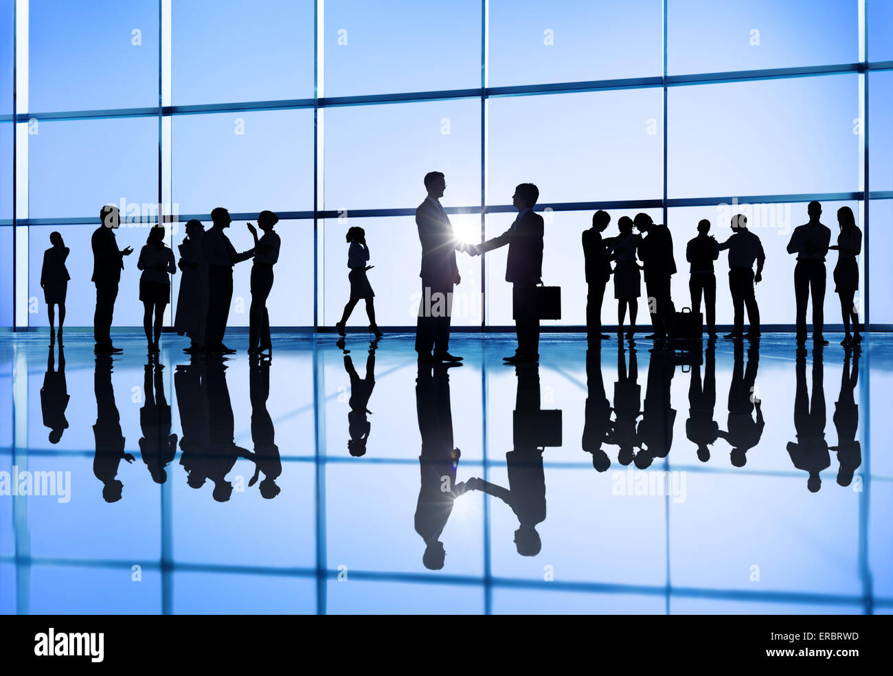 Global Business Greeting Stock Photo - Alamy