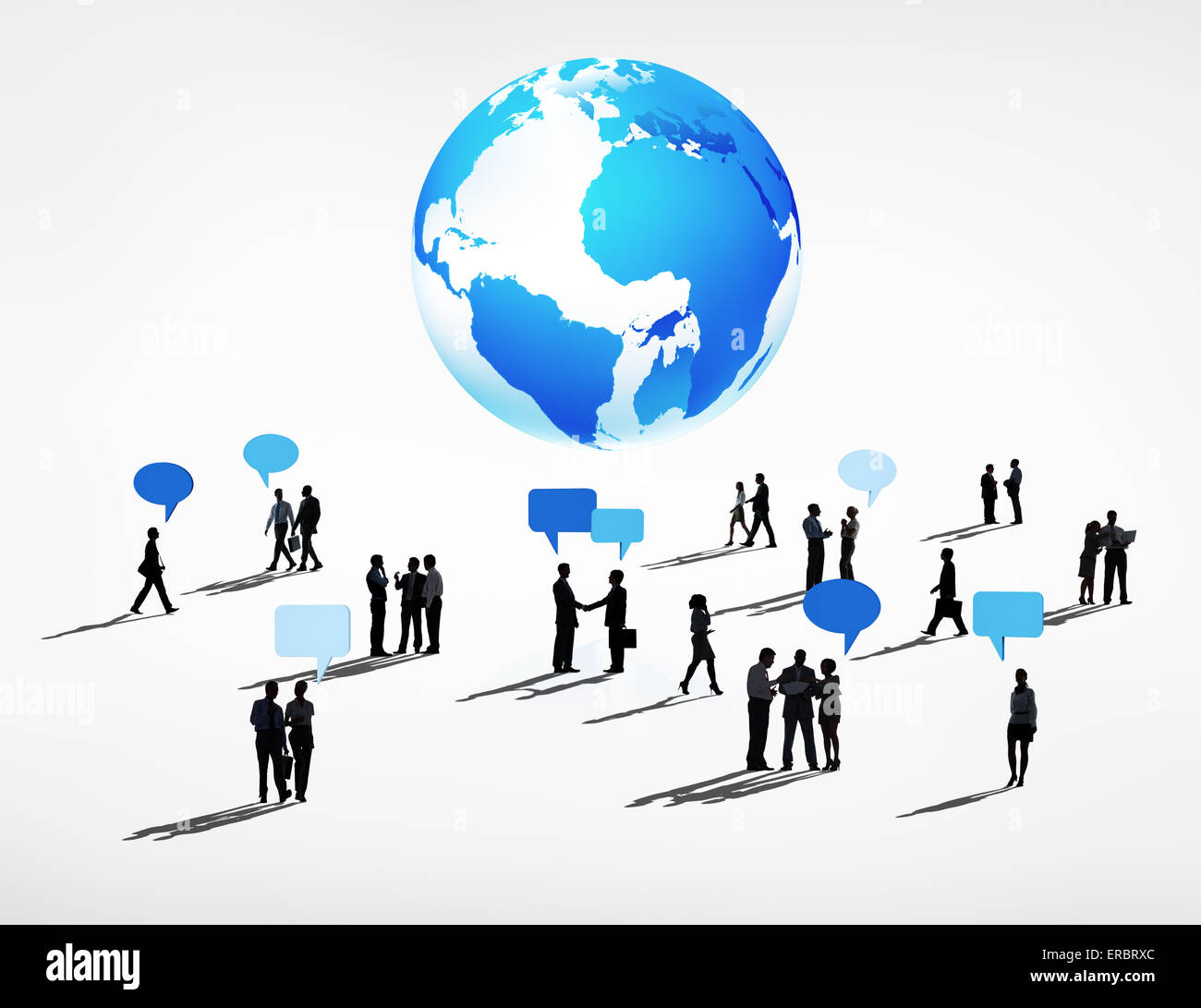 Global communication standing hi-res stock photography and images - Alamy