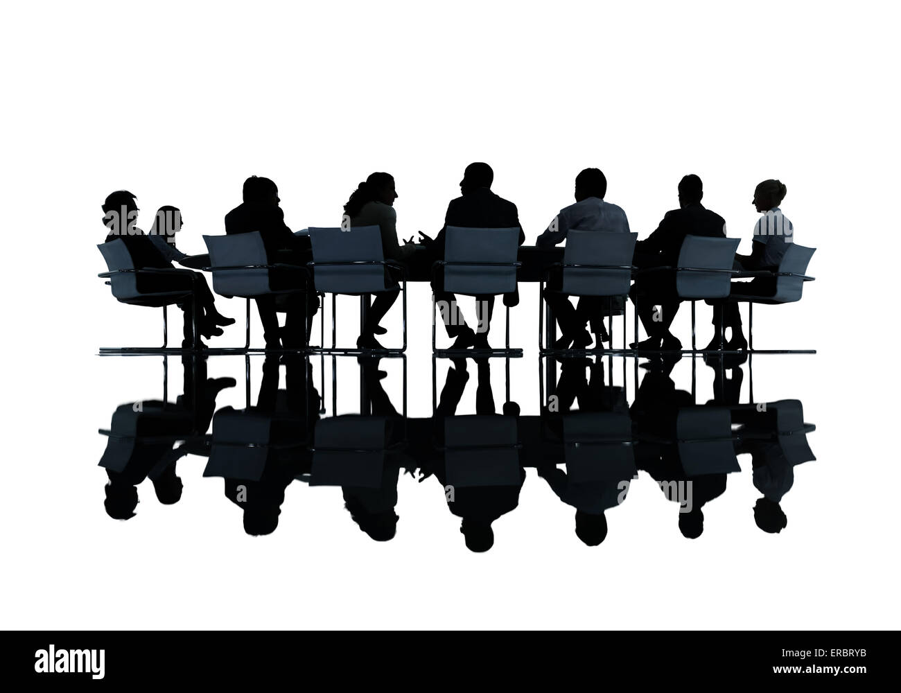 Meeting discussion talking sharing Cut Out Stock Images & Pictures - Alamy