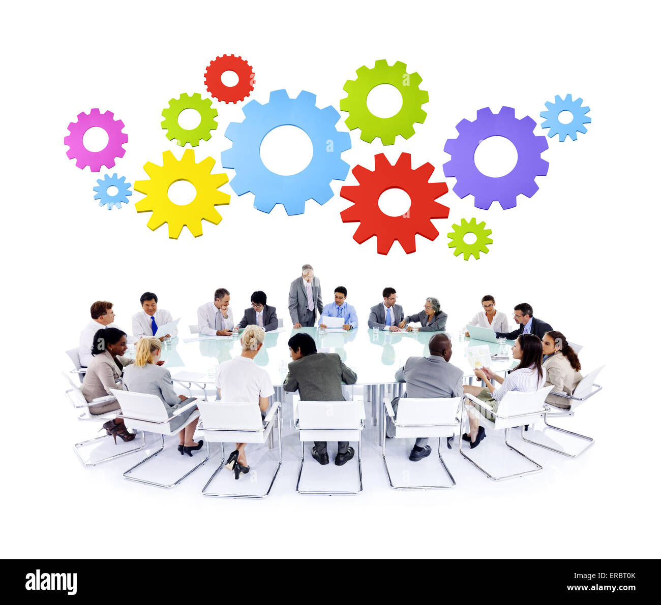 Indian team meeting hi-res stock photography and images - Alamy