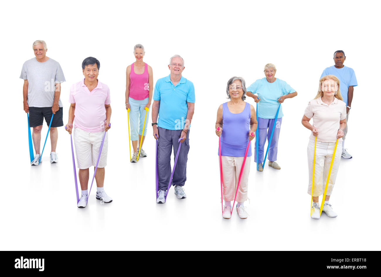 Fitness gym men women Cut Out Stock Images & Pictures - Alamy