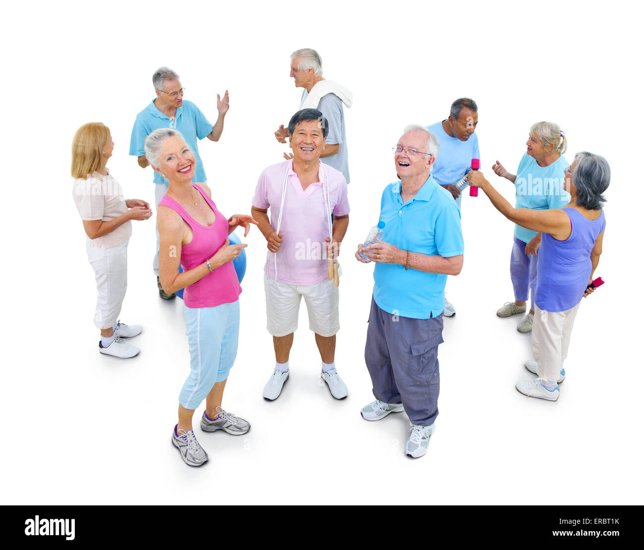 Fitness gym men women Cut Out Stock Images & Pictures - Alamy