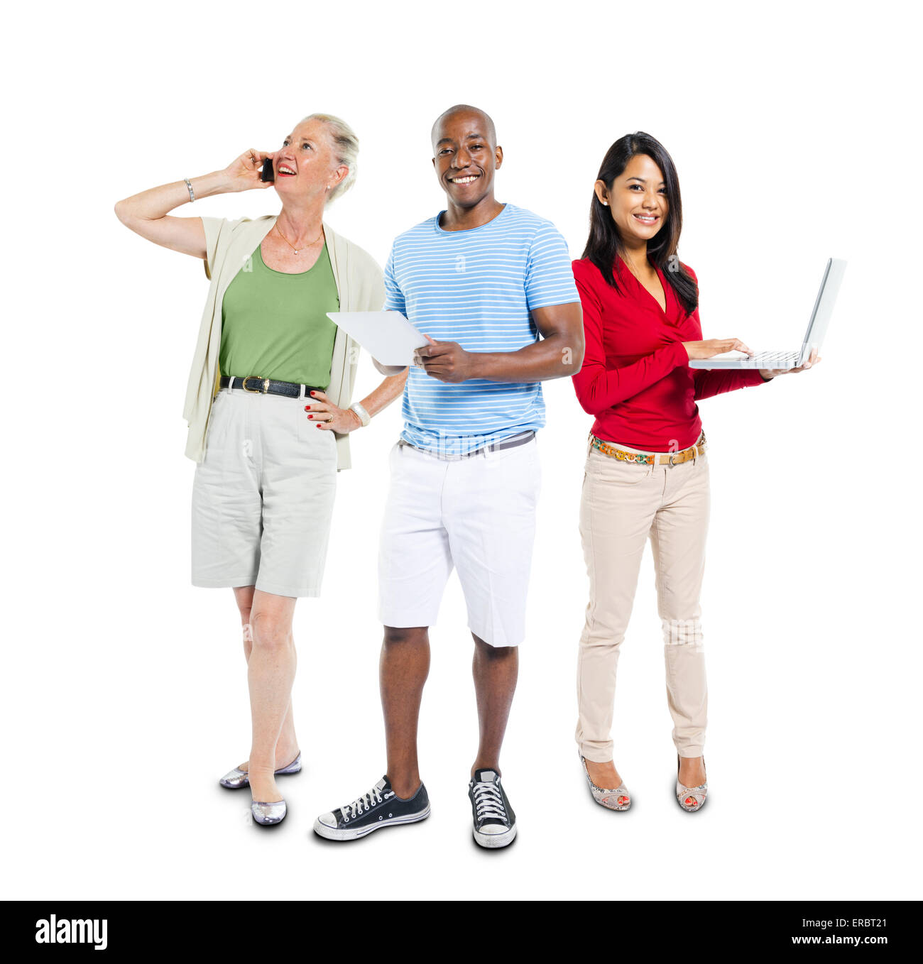 Device interaction Cut Out Stock Images & Pictures - Alamy