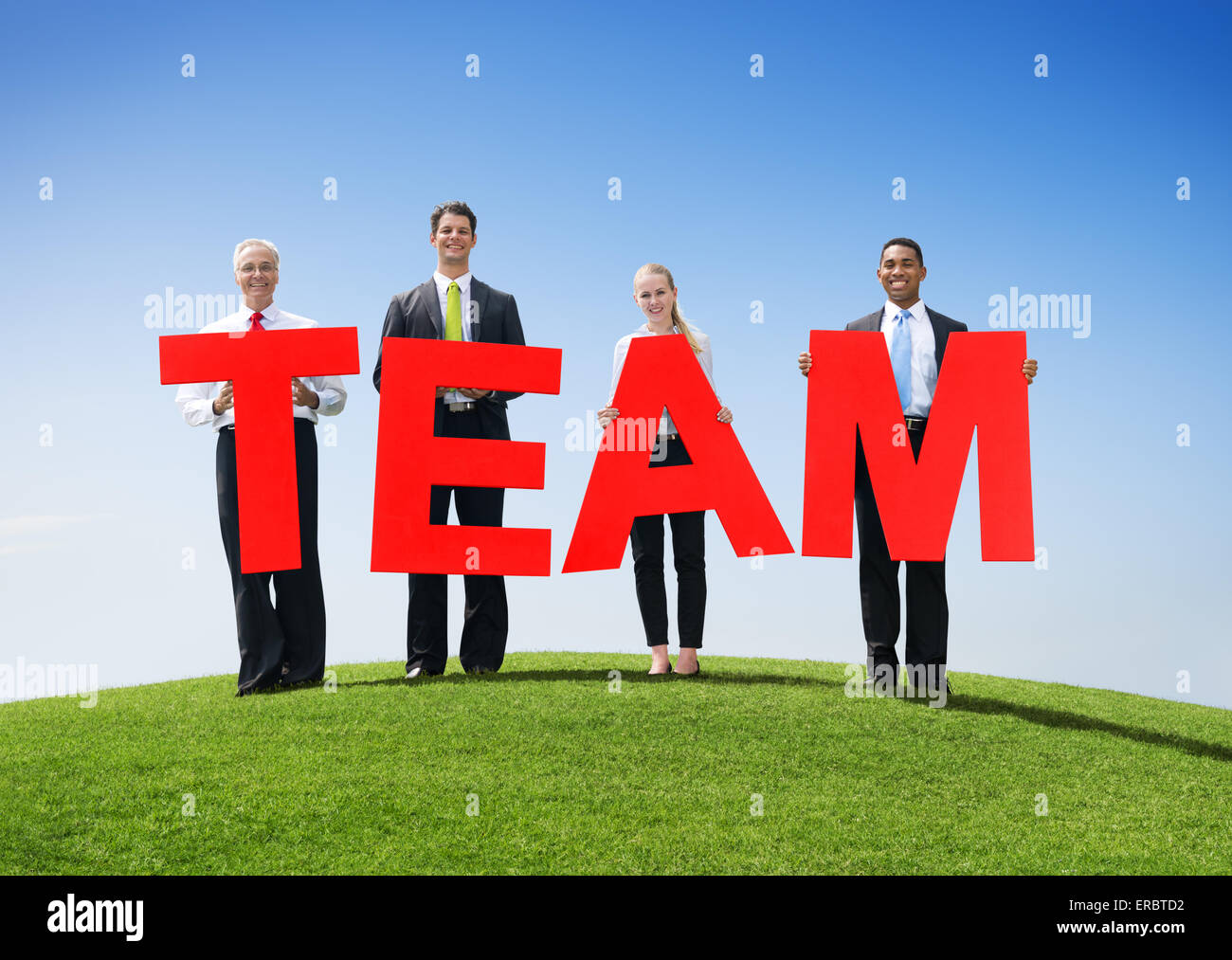 Green team hi-res stock photography and images - Alamy