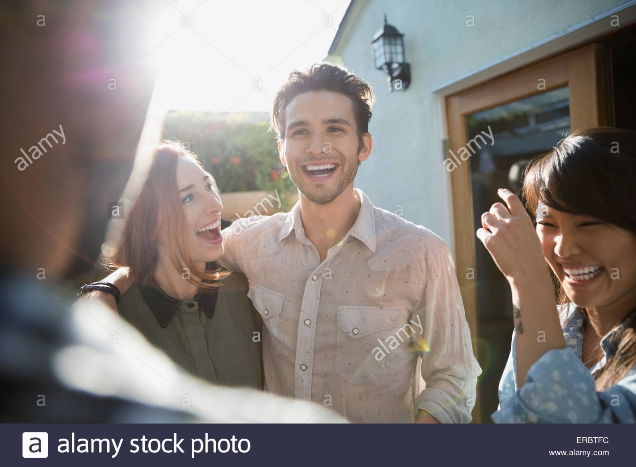 Friends Laughing Stock Photos & Friends Laughing Stock Images - Alamy