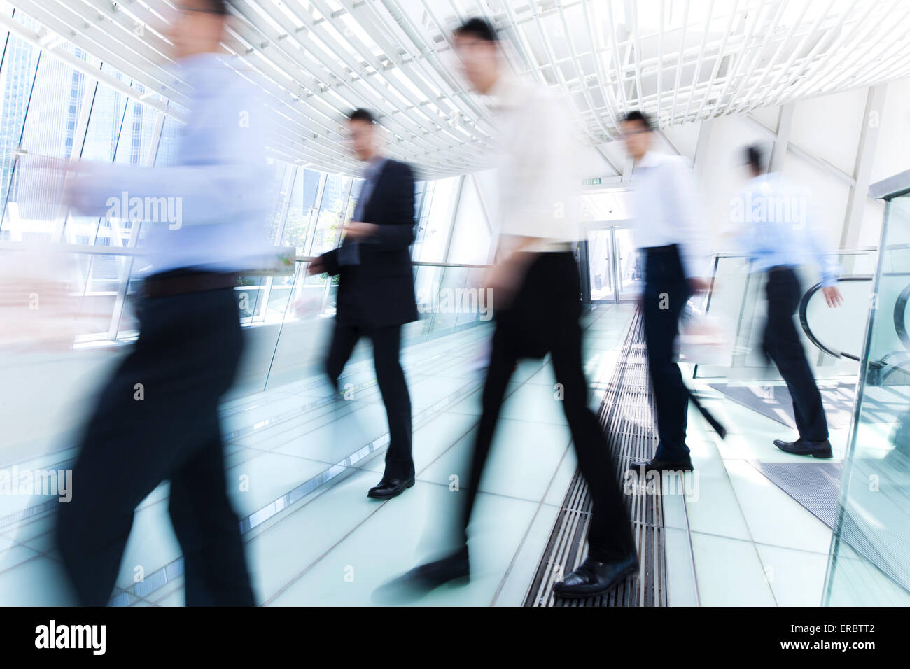 Business People in motion Stock Photo - Alamy