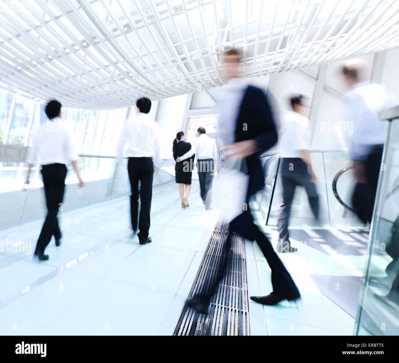 Business People in motion Stock Photo - Alamy