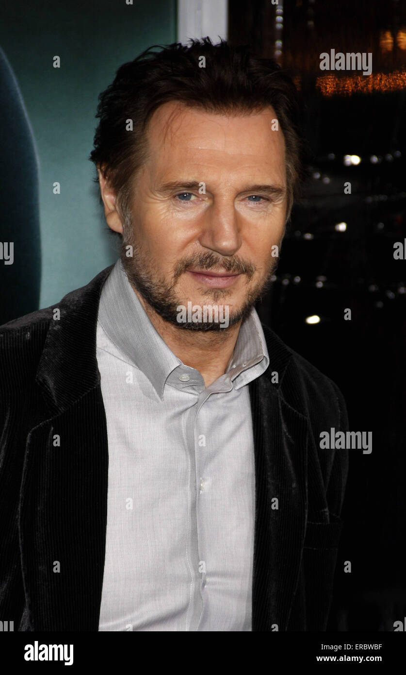 Liam Neeson at the Los Angeles premiere of 'Unknown' held at the Mann ...