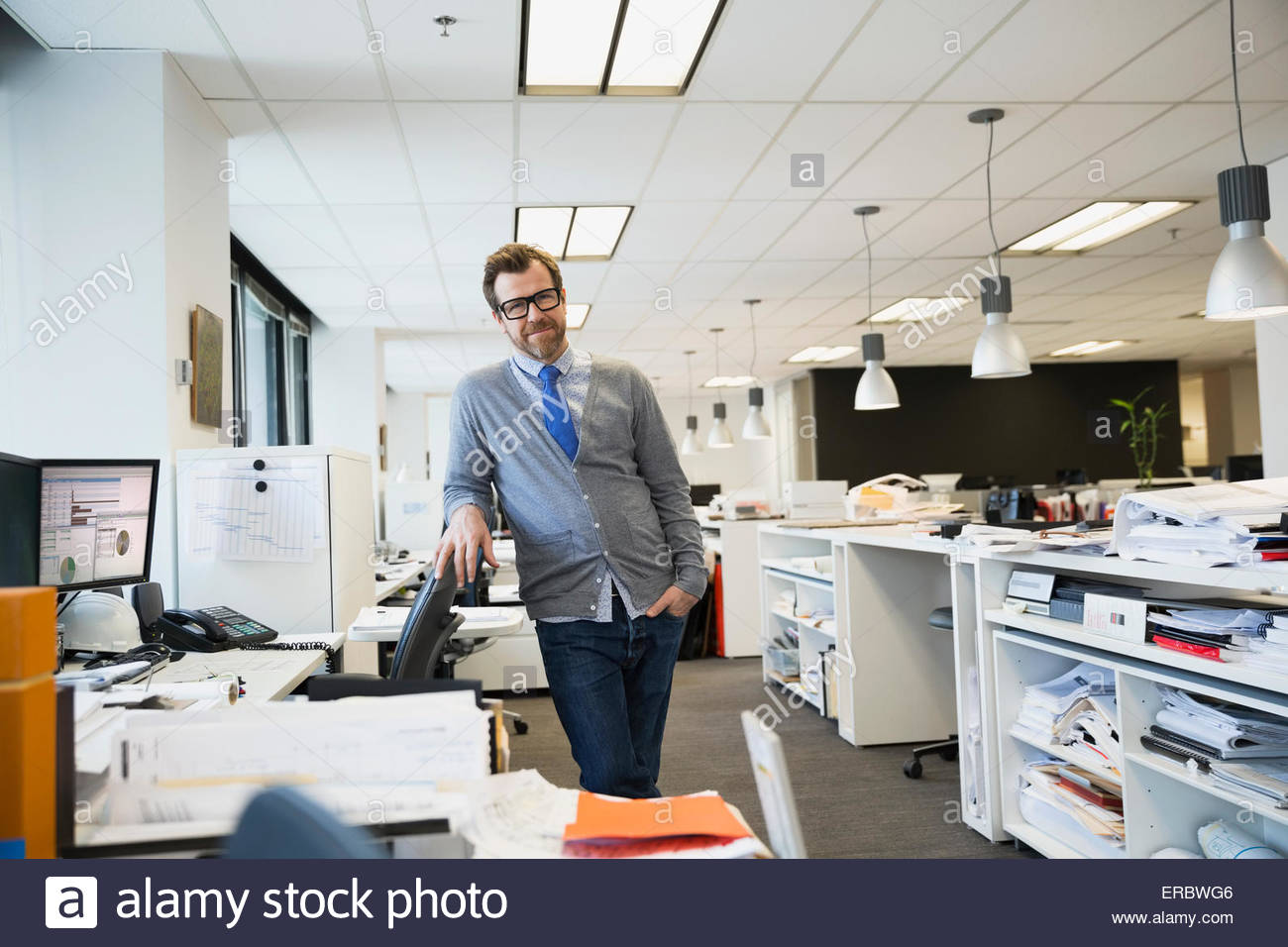 Man leaning on chair hi-res stock photography and images - Alamy