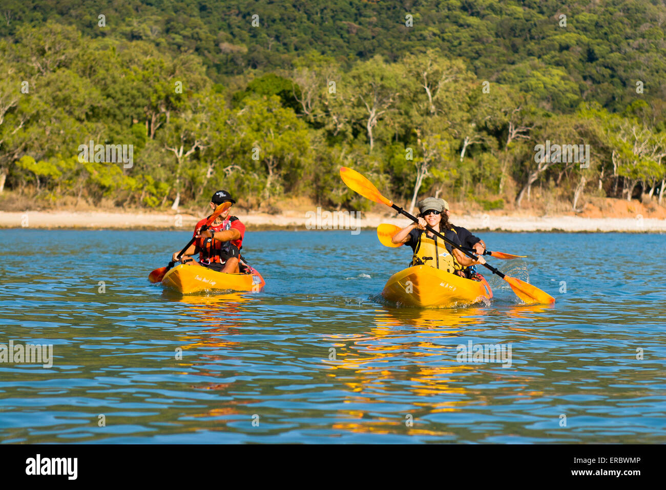 Seawater kayaking is a popular activity for visitors to far north ...