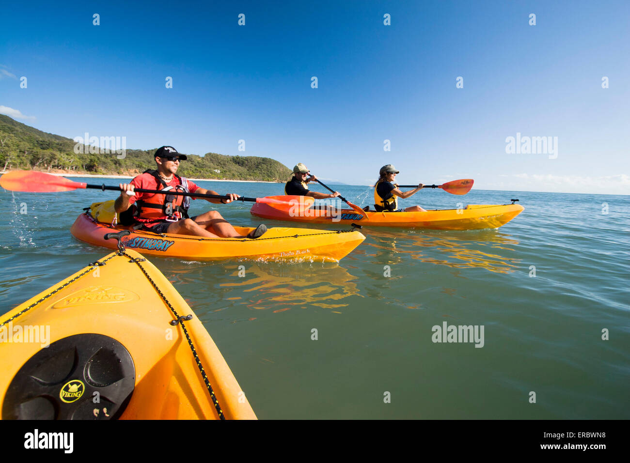 Seawater kayaking is a popular activity for visitors to far north ...