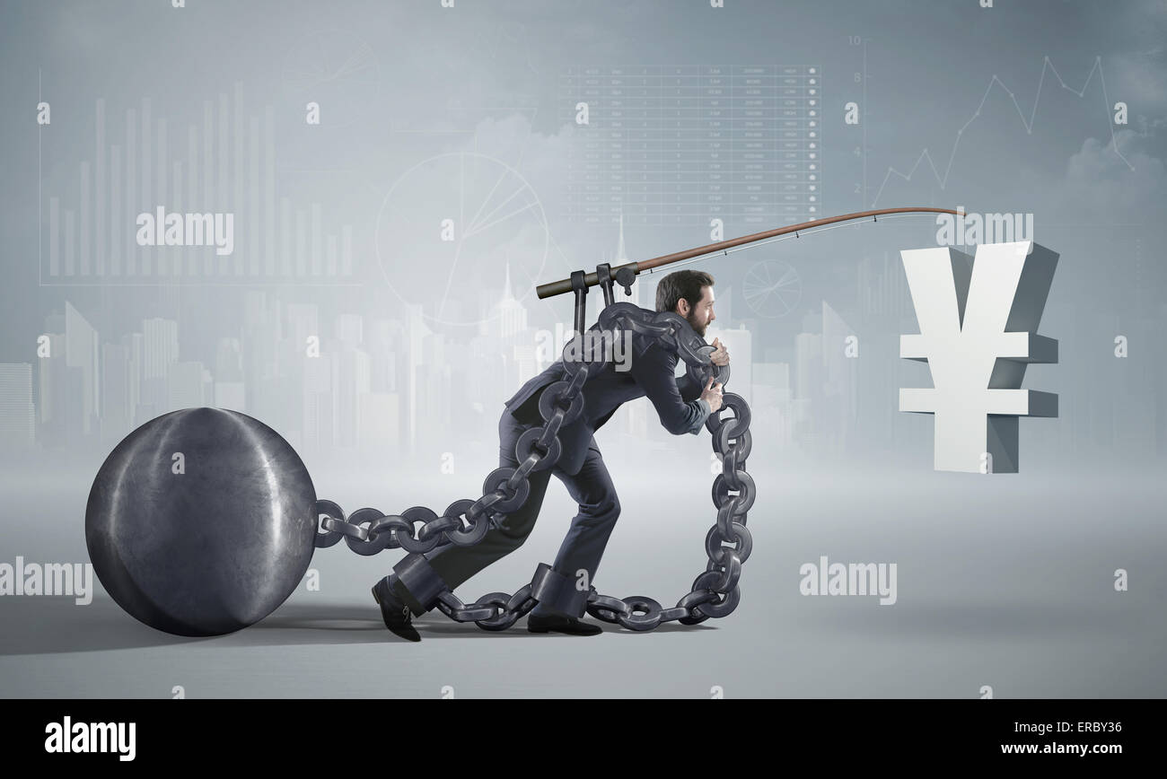 Photograph presenting an ambitious employee Stock Photo - Alamy