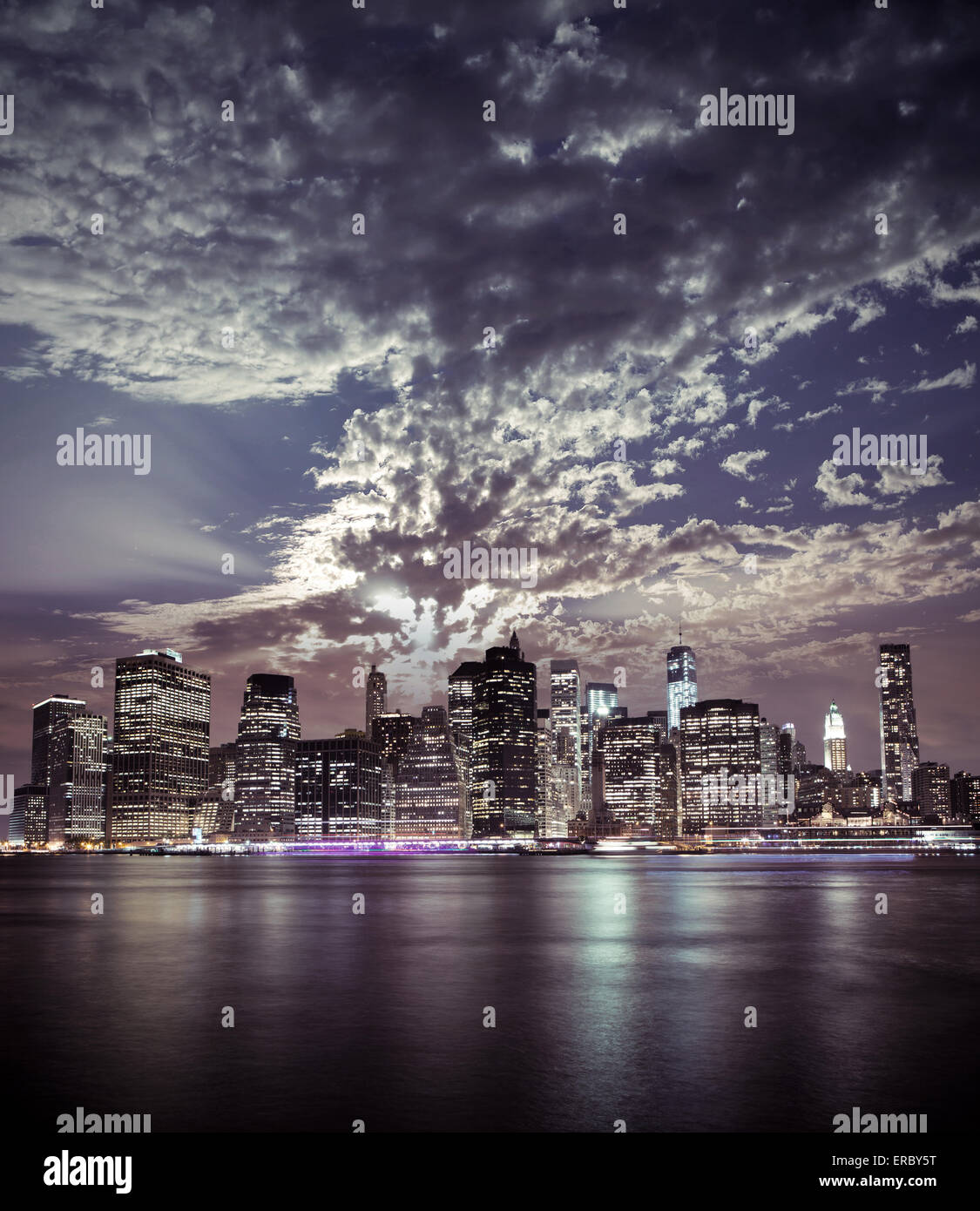 Fine New York City Manhattan view Stock Photo - Alamy