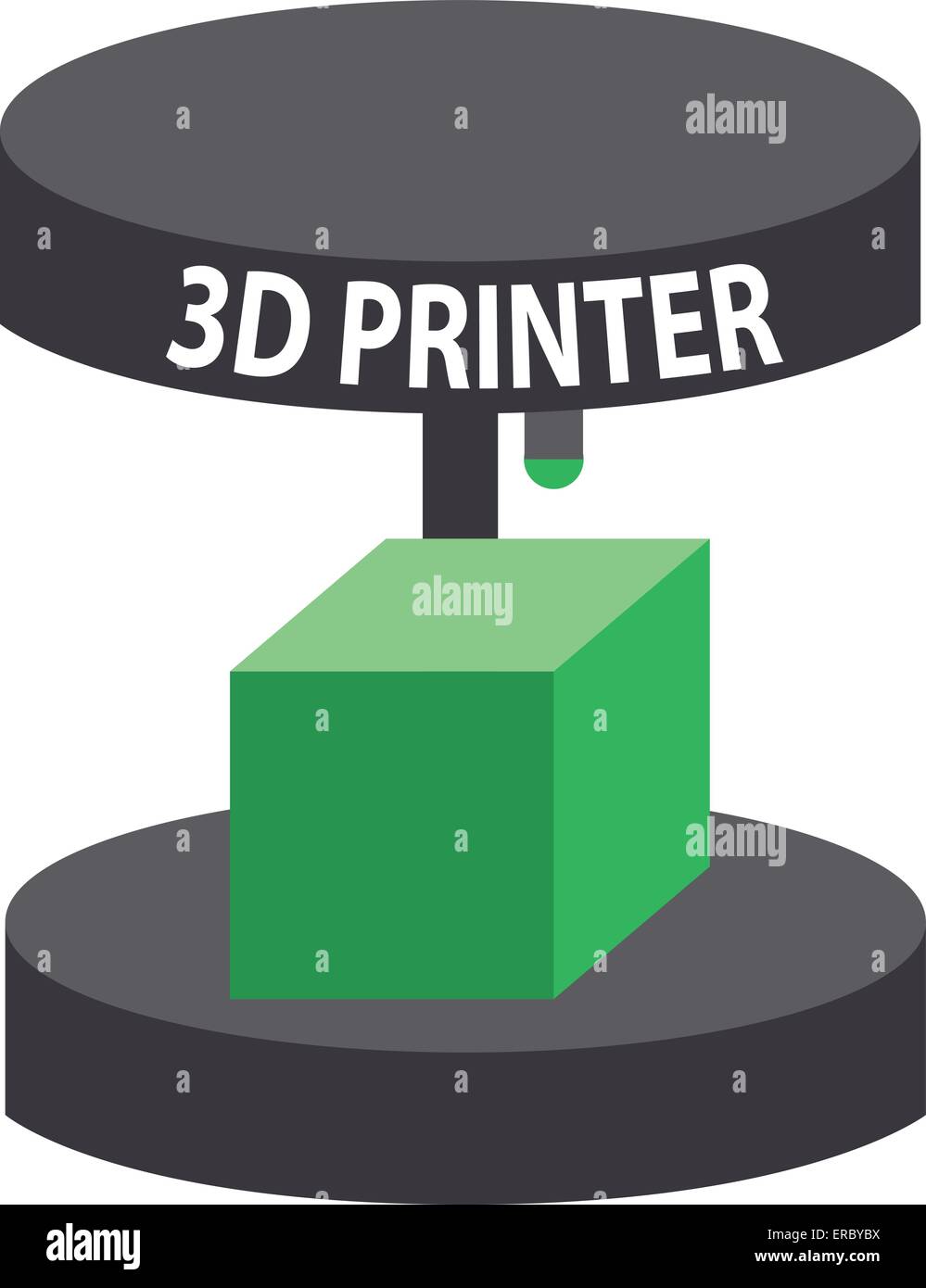 3d printer vector vectors hi-res stock photography and images - Alamy