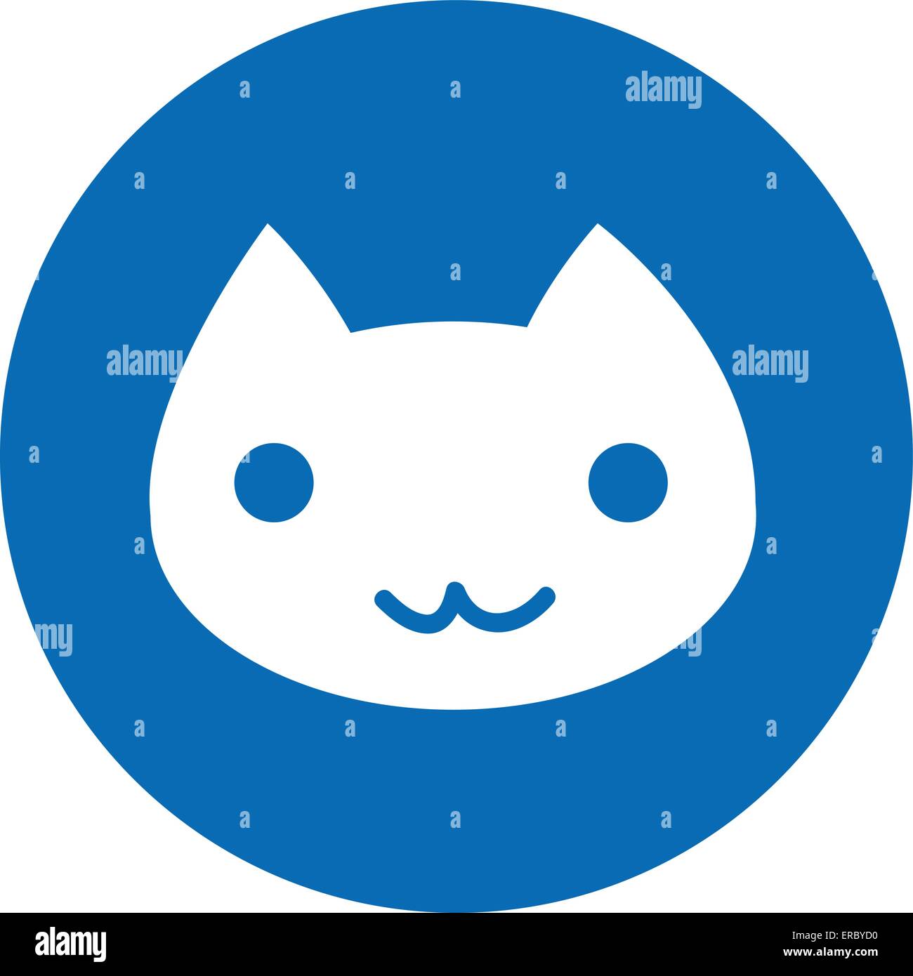 Vector illustration icon of a cat face Stock Vector Image & Art - Alamy
