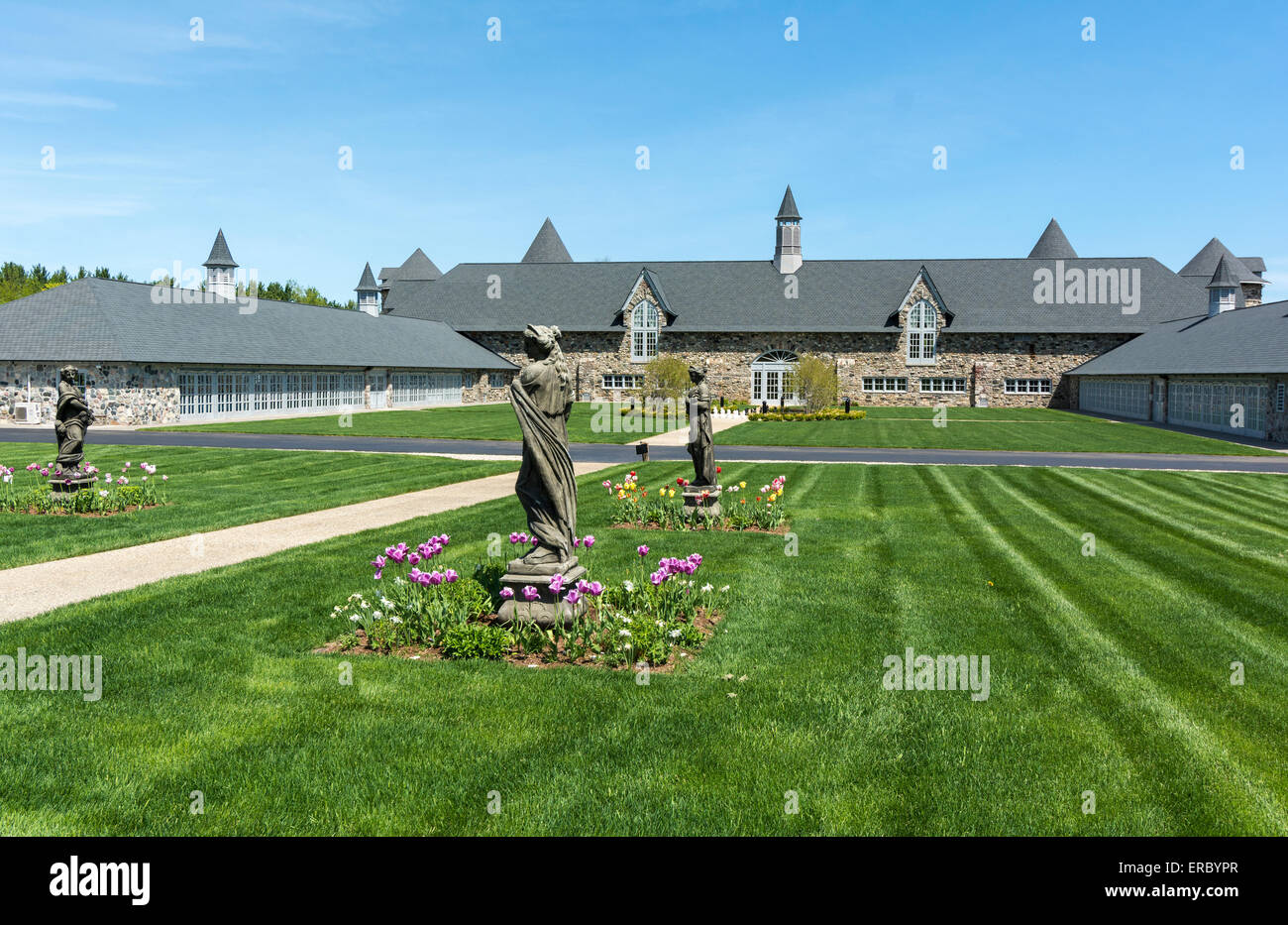 Michigan, Charlevoix, Castle Farms, wedding and event venue, sculpture ...
