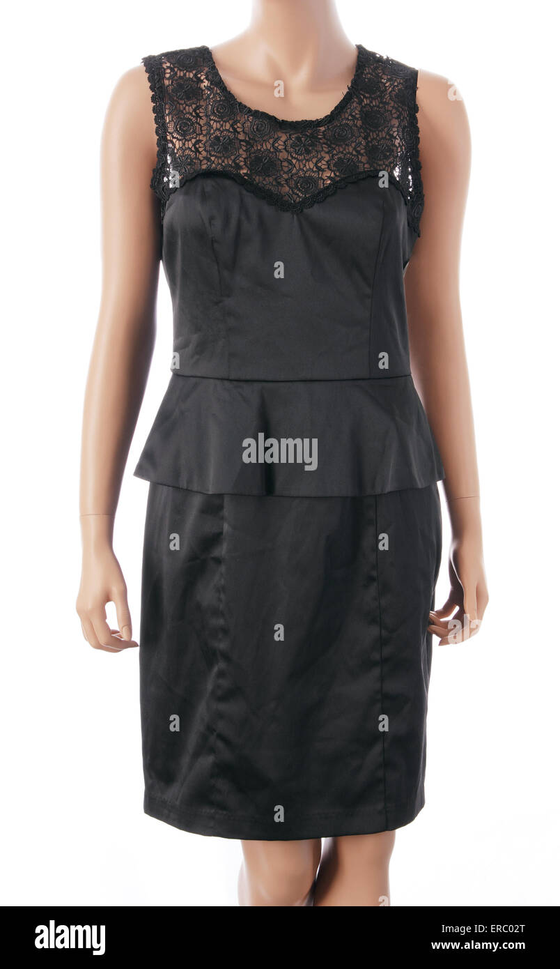 Black Two Piece Dress Stock Photo - Alamy