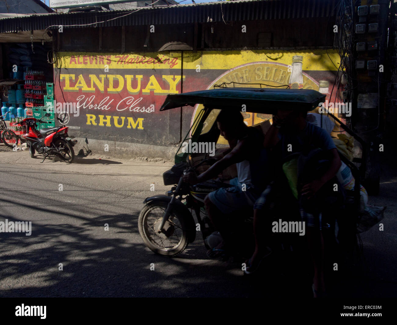 Tricycle taxi in Boracay, Philippines Stock Photo - Alamy