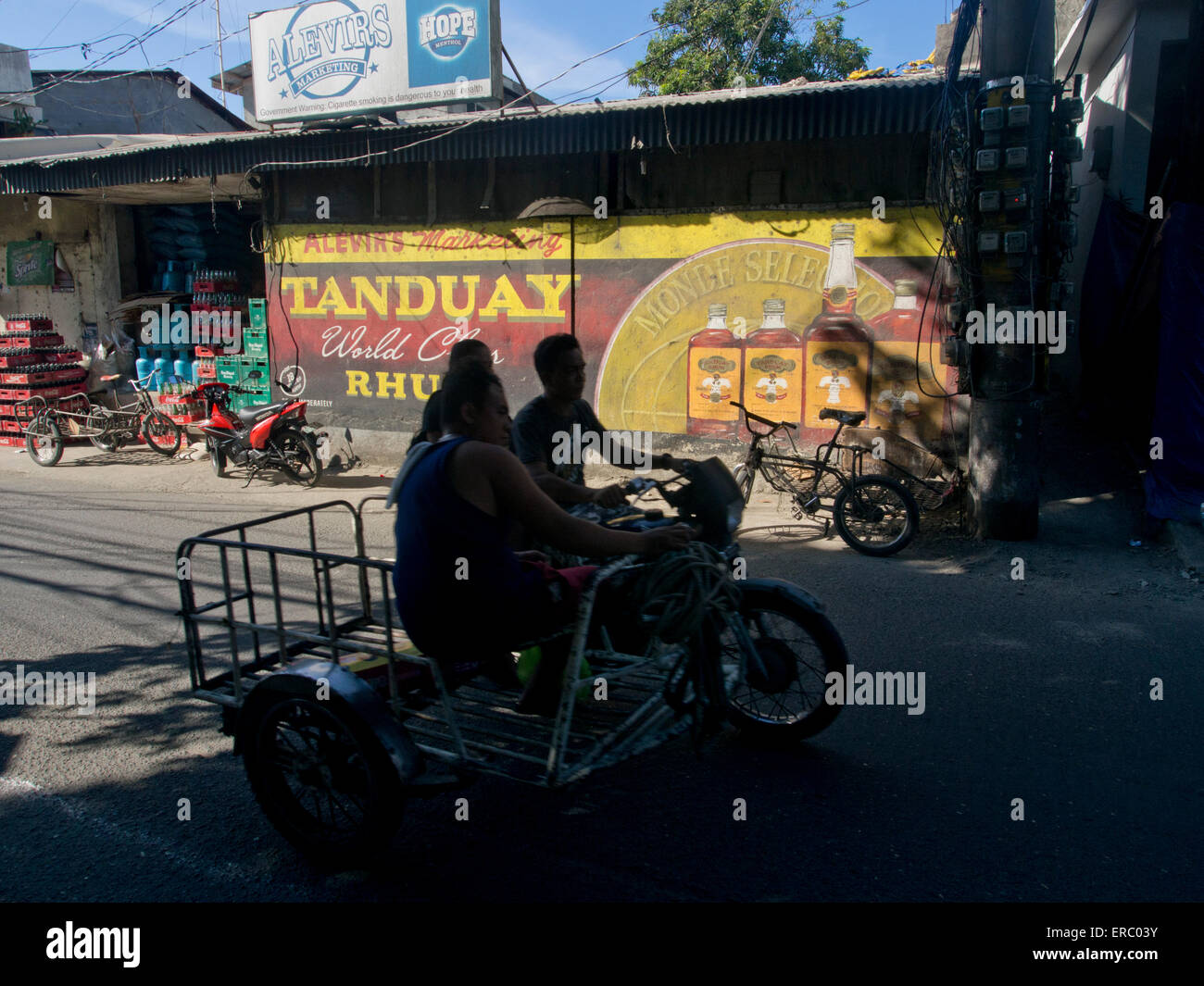 Tricycle taxi in Boracay, Philippines Stock Photo - Alamy