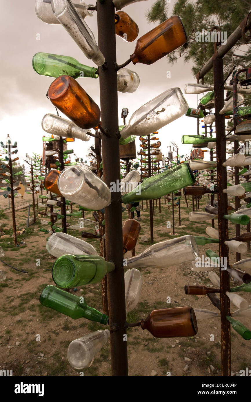 Elmer's Bottle Tree Ranch off of Route 66, Oro Grande, California Stock ...
