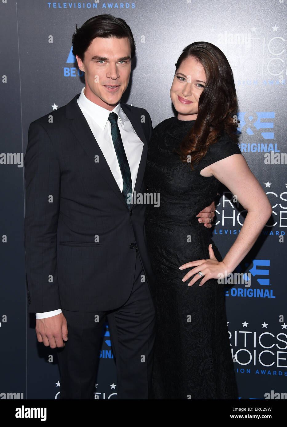 Beverly Hills, California, USA. 31st May, 2015. Finn Wittrock & Sarah ...