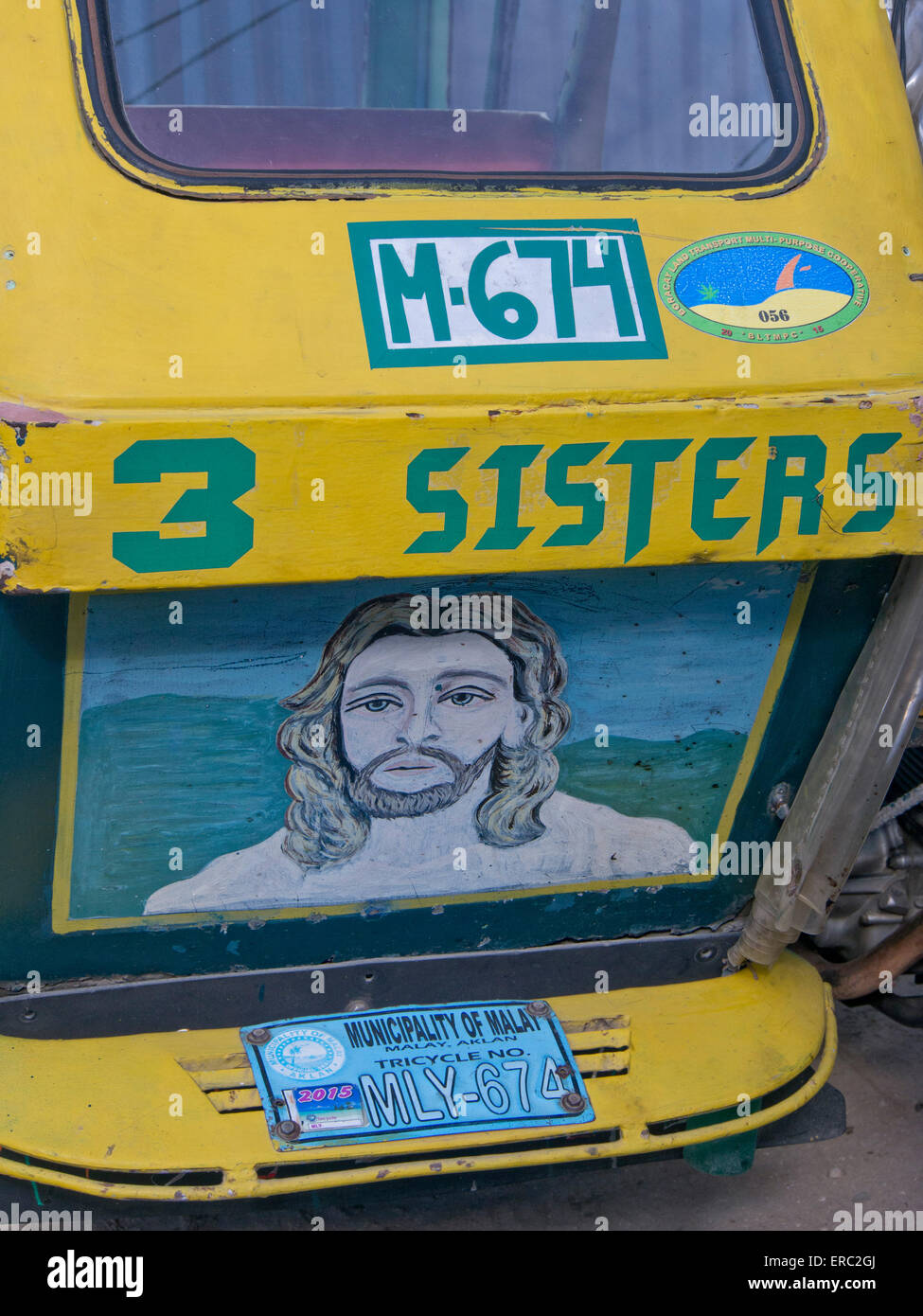 Tricycle taxi in Boracay, Philippines Stock Photo - Alamy