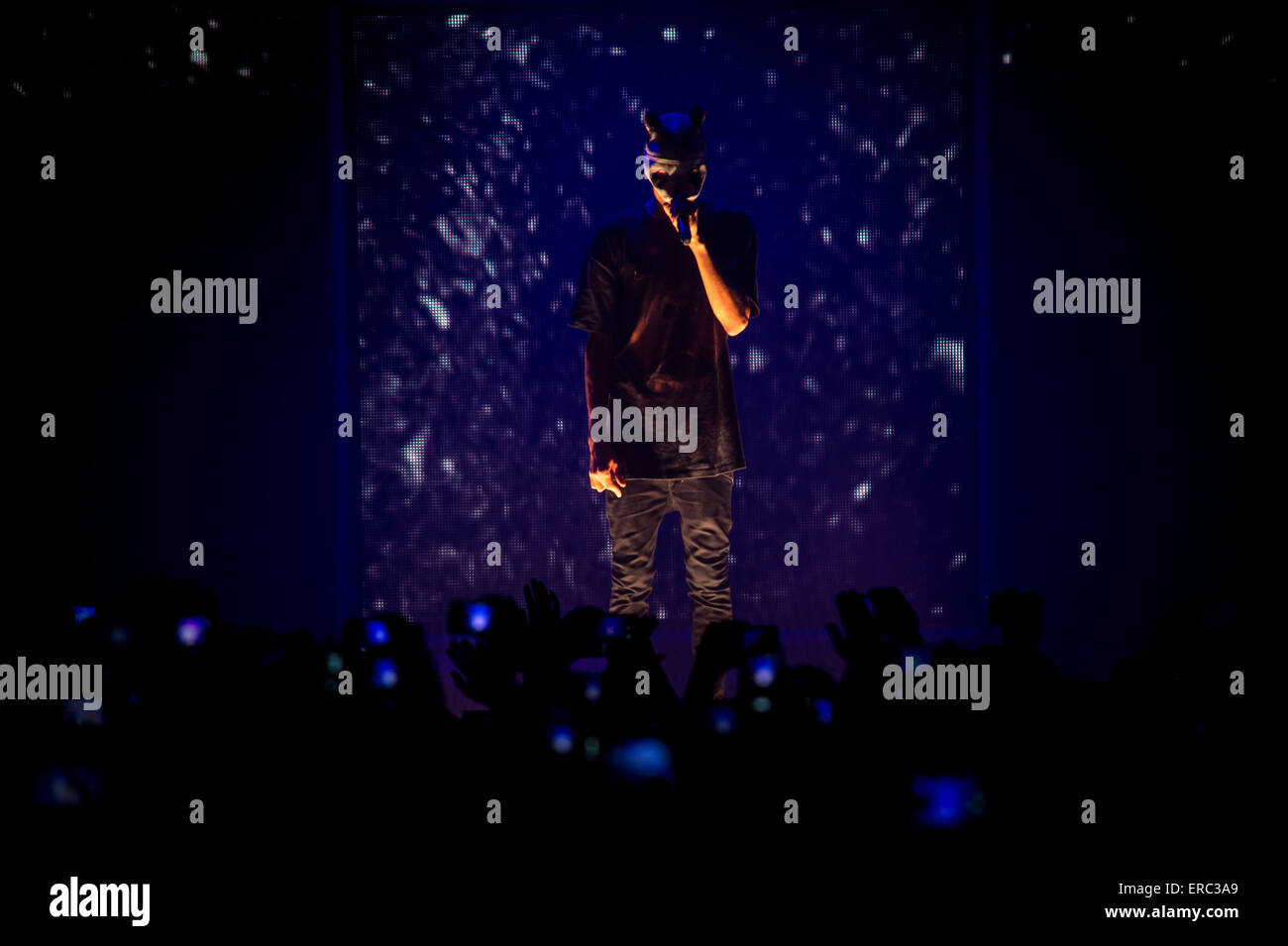 German rapper Cro performing live at TUI Arena as part of his Mello ...