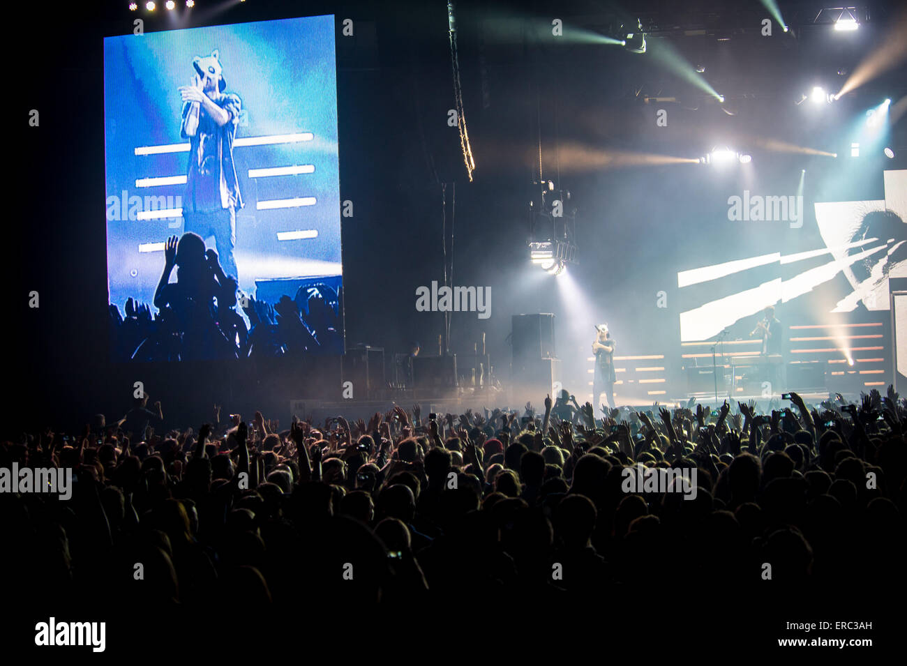 German rapper Cro performing live at TUI Arena as part of his Mello ...