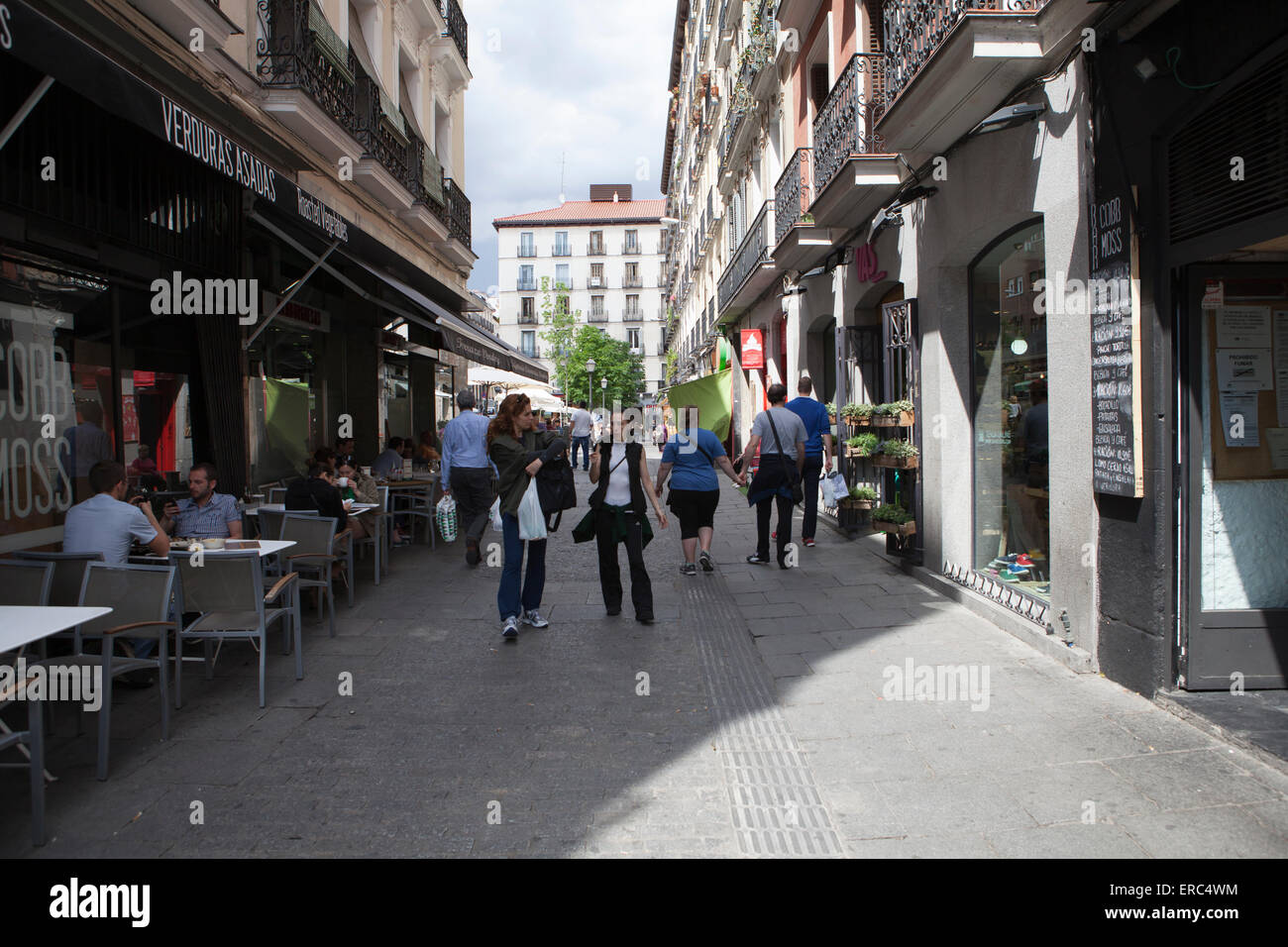 Chueca suburb of Madrid Spain Stock Photo - Alamy