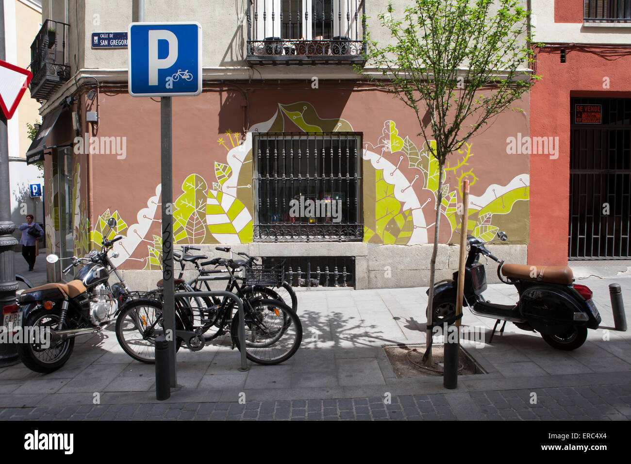 Chueca suburb of Madrid Spain Stock Photo - Alamy