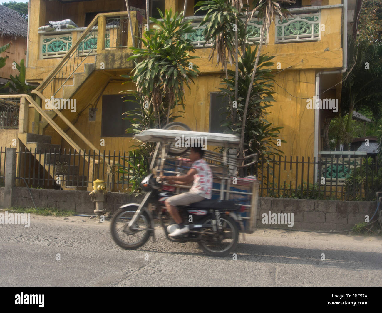 Tricycle taxi in Boracay, Philippines Stock Photo - Alamy