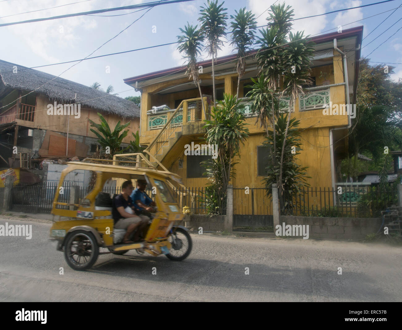 Tricycle taxi in Boracay, Philippines Stock Photo - Alamy
