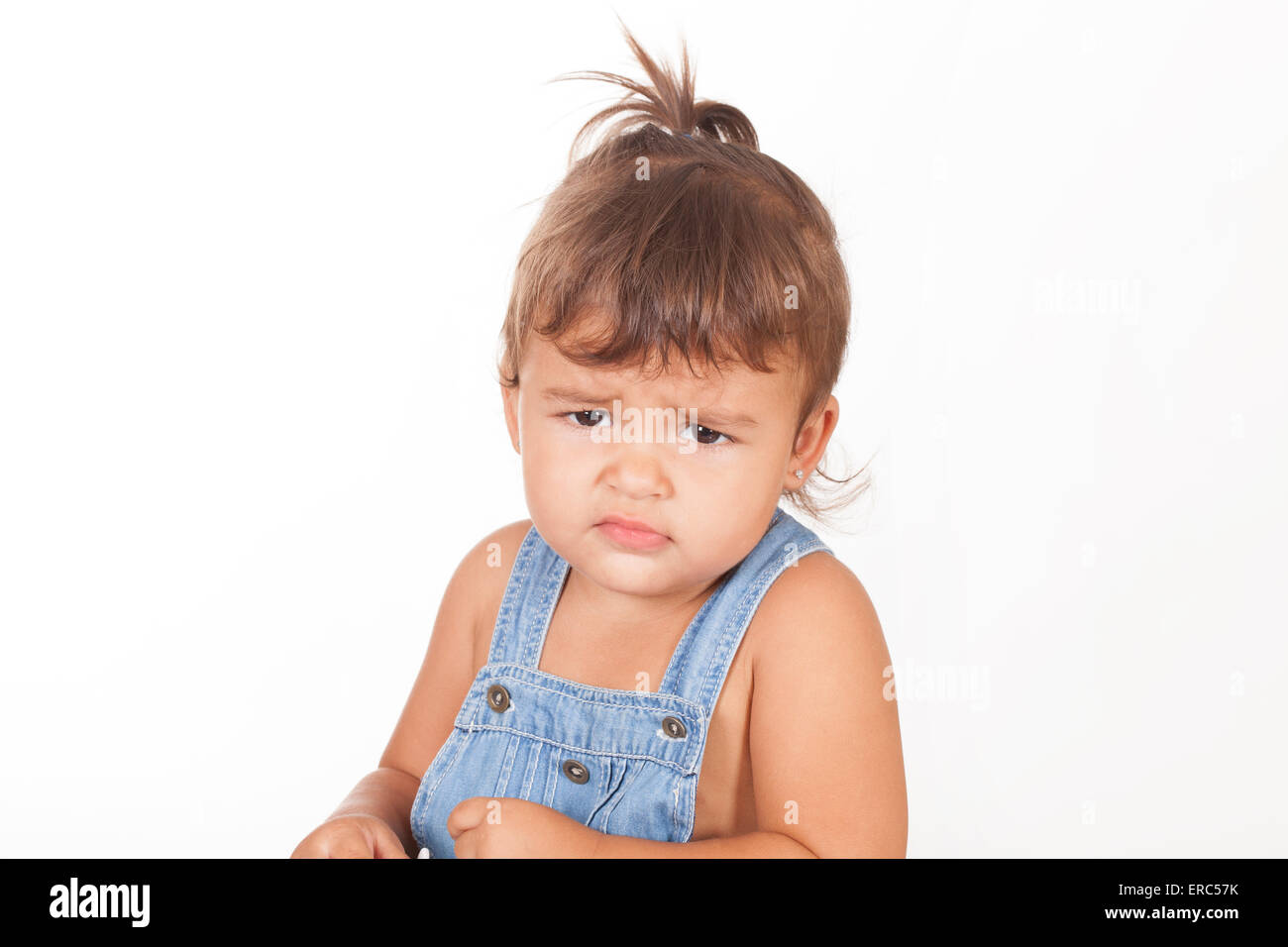 portrait of a beautiful angry girl Stock Photo - Alamy
