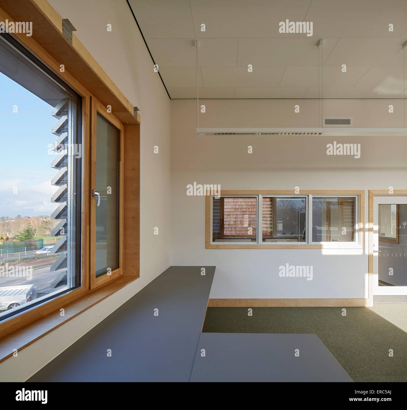 Office facilities linked through interior fenestration. Herefordshire ...