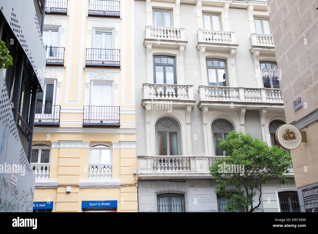 Chueca suburb of Madrid Spain Stock Photo - Alamy