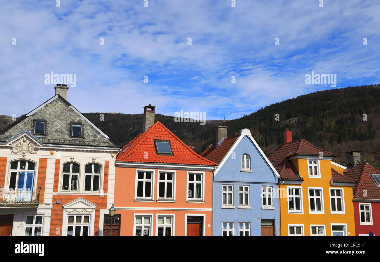 Colourful painted buildings hi-res stock photography and images - Alamy