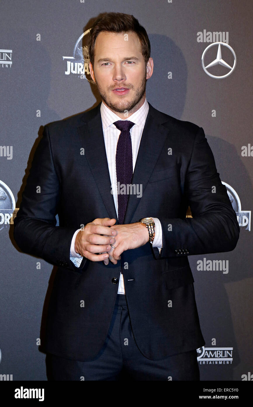 American actor Chris Pratt attends the premiere of the movie "Jurassic ...