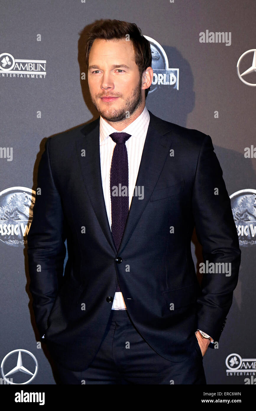 American actor Chris Pratt attends the premiere of the movie "Jurassic ...