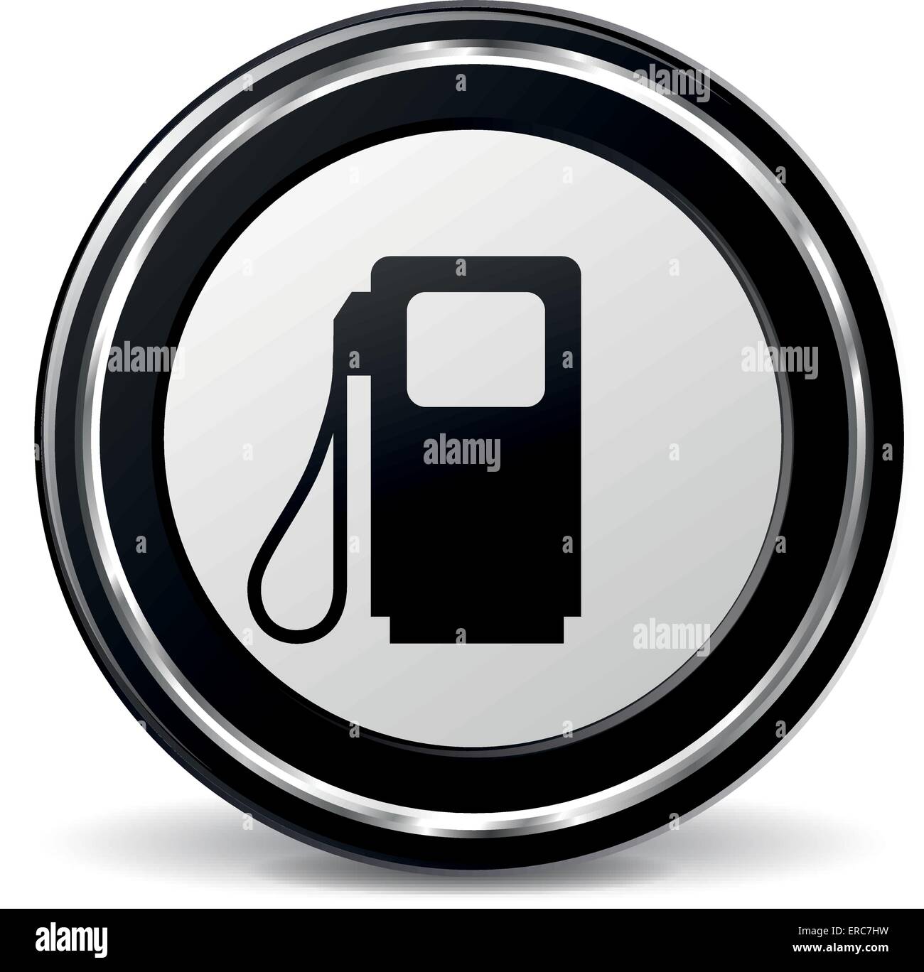 Silver fuel pump Stock Vector Images - Alamy