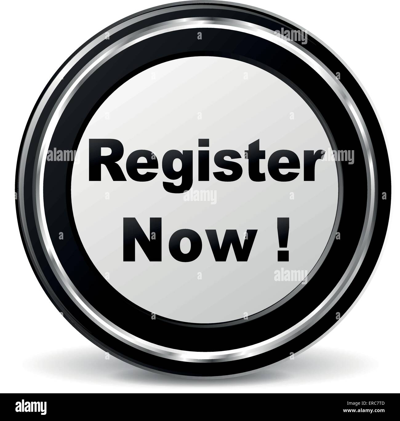 Register Button Black