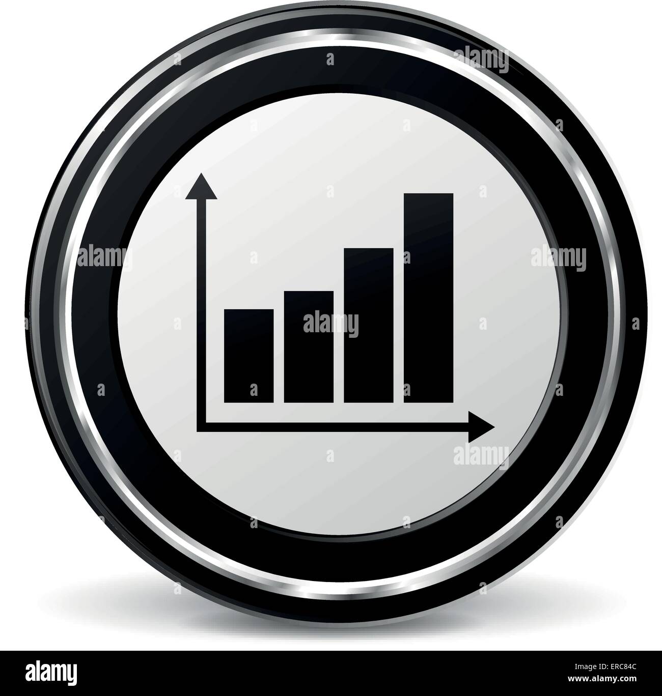 Silver graph Stock Vector Images - Alamy
