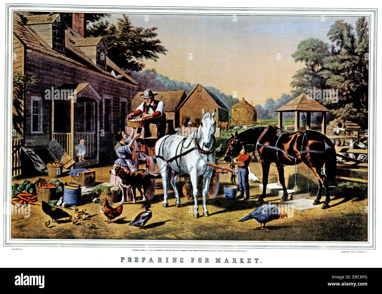 Agriculture America 1800s High Resolution Stock Photography and Images ...