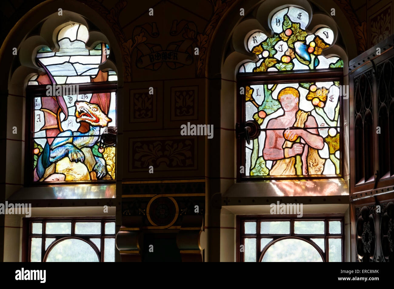 Stained Glass Windows designed by Victorian Architect William Burges ...